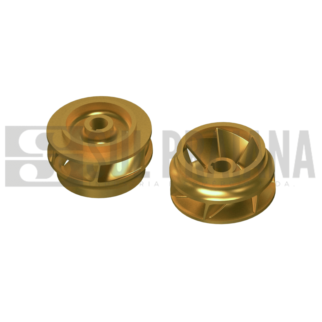 Rotor Fechado p/ Bomba Elétrica 5" X 4" 7,5 CV - Sul Praiana Indústria ...